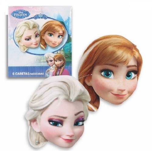 6 Máscaras Frozen Disney | Loja da Criança