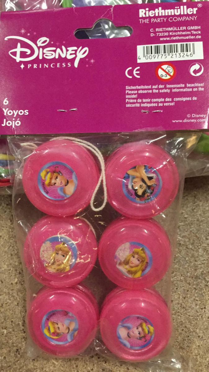 6 Yo-yos Princesas Disney Brinde | Loja da Criança