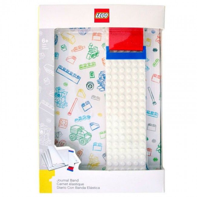 Agenda Lego banda de construção branca | Loja da Criança