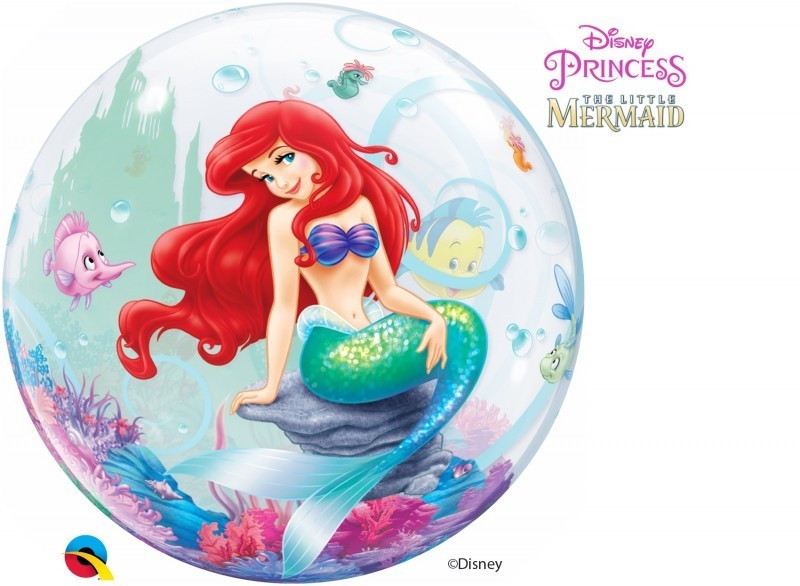 Balão Pequena Sereia - Ariel Bubbles 22 | Loja da Criança