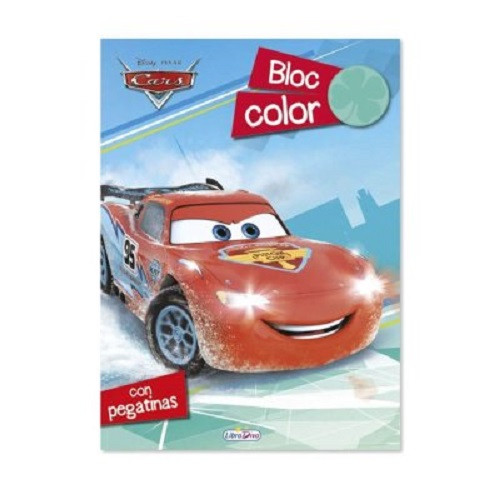 Bloco Colorir Autocolantes Cars | Loja da Criança
