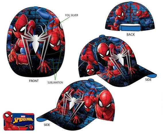 Boné Spiderman Marvel Colorblock | Loja da Criança