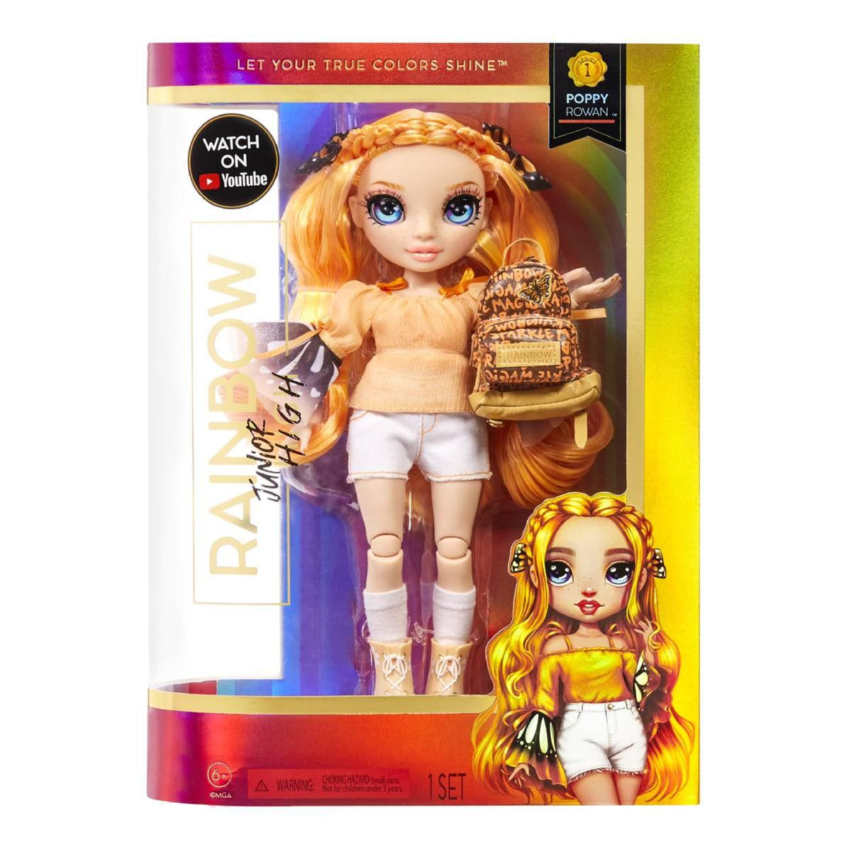 Boneca Rainbow High Junior High - Poppy Rowan | Loja da Criança