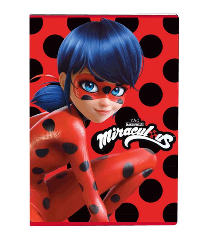 Caderno A4 Pautado Ladybug sortido | Loja da Criança