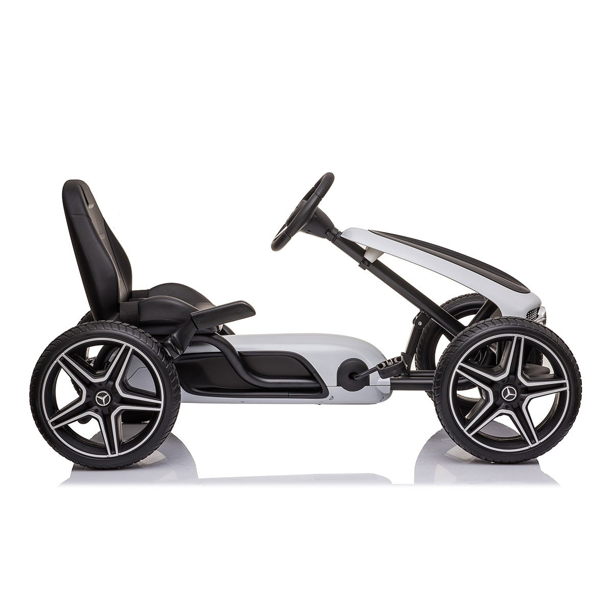 Carro Pedais GoKart Mercedes XM-X610 Branco | Loja da Criança