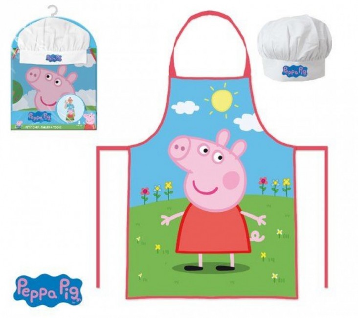 Conjunto avental+chapéu Chef Peppa Pig | Loja da Criança