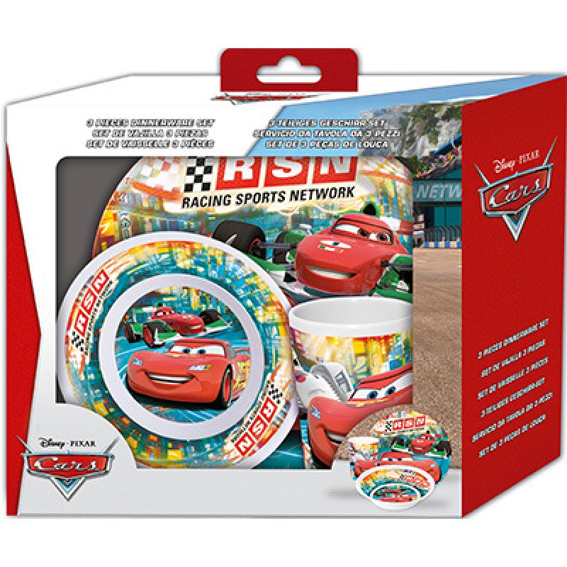 Conjunto refeição Disney Cars RSN | Loja da Criança