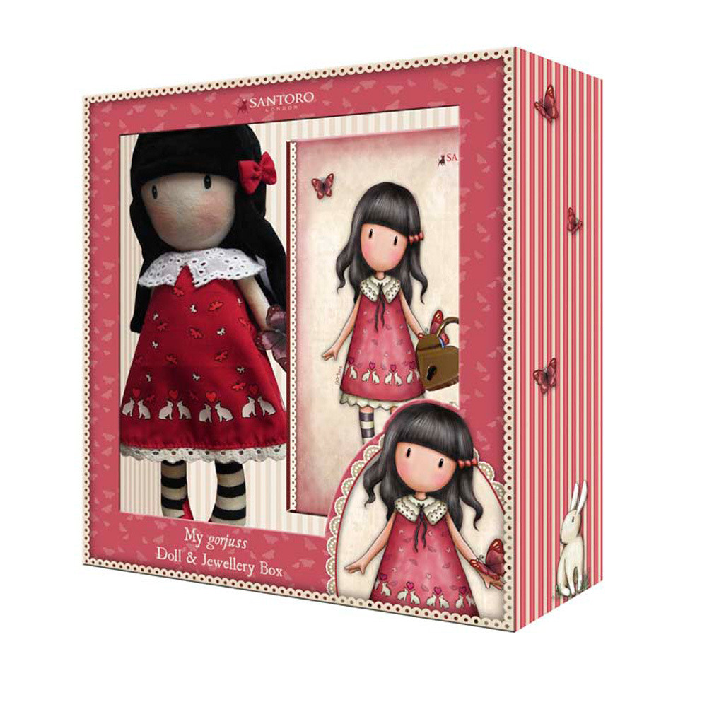 Diário com Cadeado + Boneca Gorjuss Time to Fly | Loja da Criança