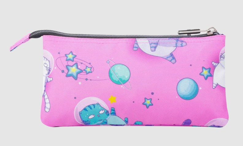 Estojo Escolar Triplo Totto Space Cat | Loja da Criança