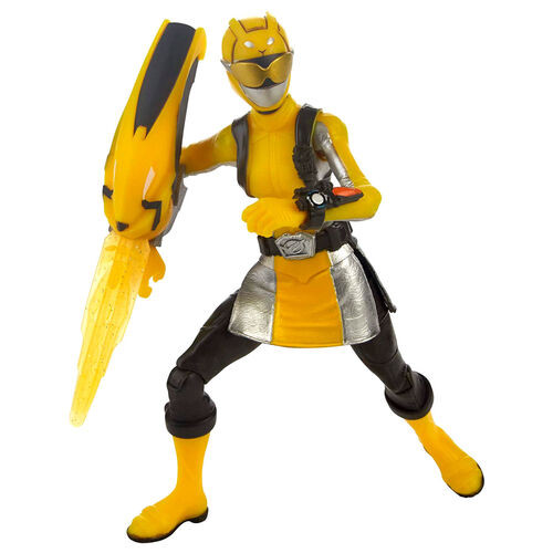 Figura Beast Morphers Yellow Ranger Power Rangers 15cm | Loja da Criança