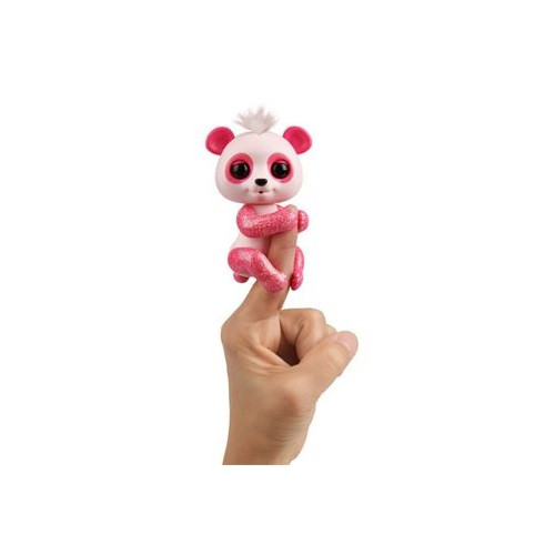 Fingerlings Panda Polly (rosa) - Panda com glitter | Loja da Criança