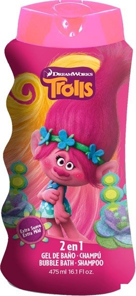 Gel de Banho e Shampoo Trolls Poppy True Colors | Loja da Criança