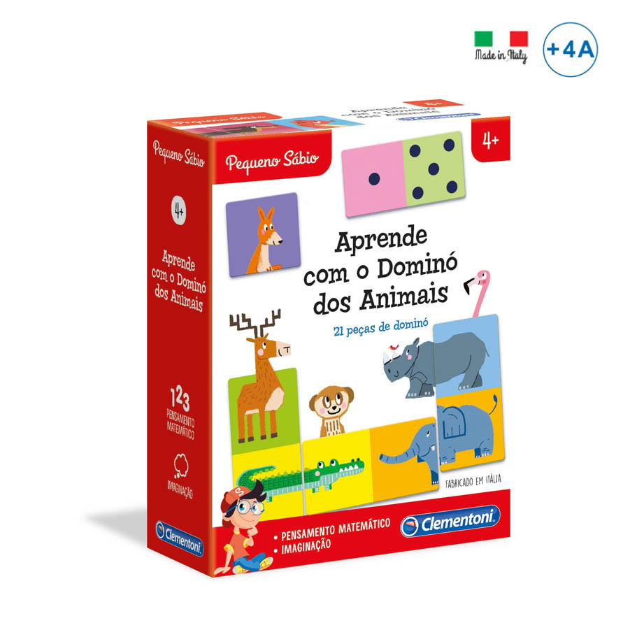 Jogo Aprende com o Dominó dos Animais | Loja da Criança