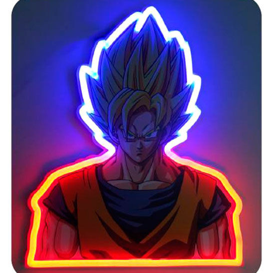Lâmpada Neon Vegeta Dragon Ball Z | Loja da Criança