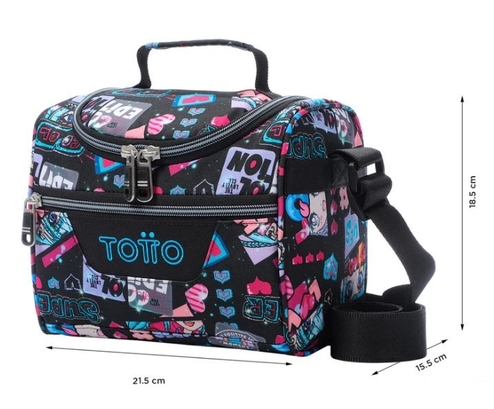 Lancheira Rígida Totto Girl Power | Loja da Criança