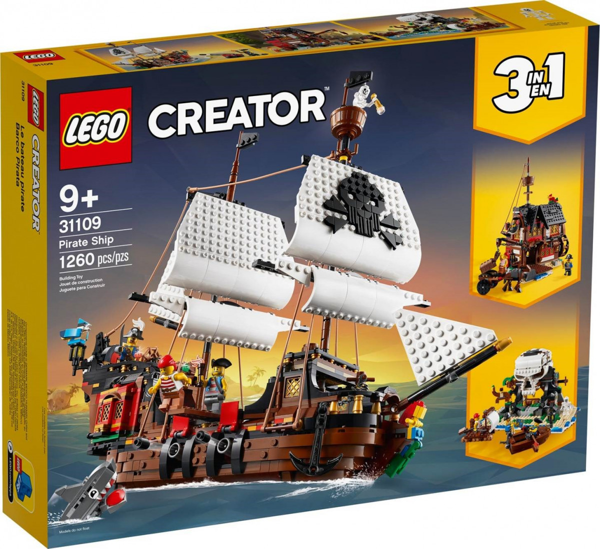 Lego Creator Barco Pirata 31109 | Loja da Criança