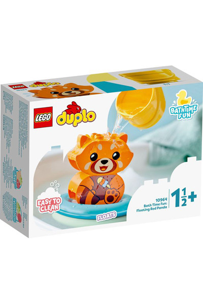 Lego Duplo Hora do Banho Divertido Panda Vermelho Flutuante 10964 ...