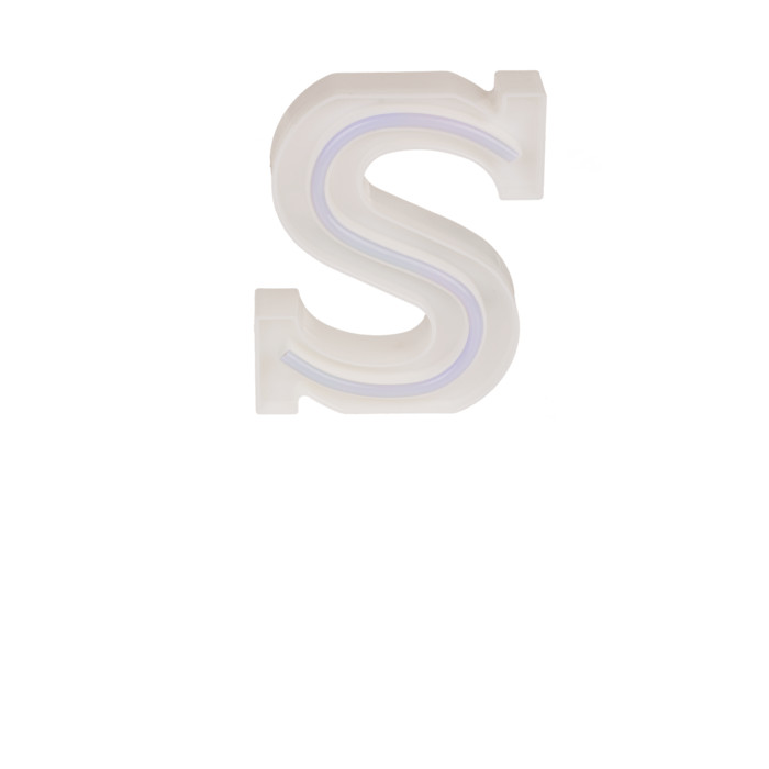 Letra S Neon Luminosa Led | Loja da Criança