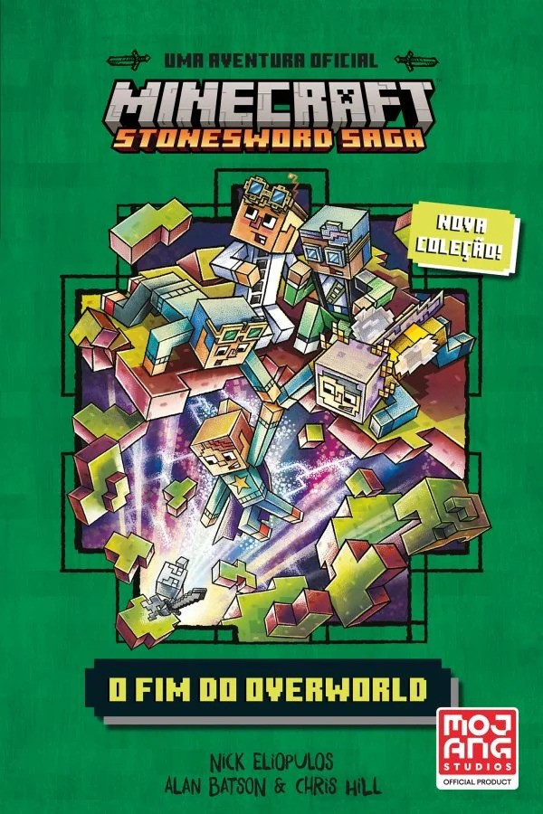 Livro Minecraft Stonesword Saga - O fim do Overworld | Loja da Criança
