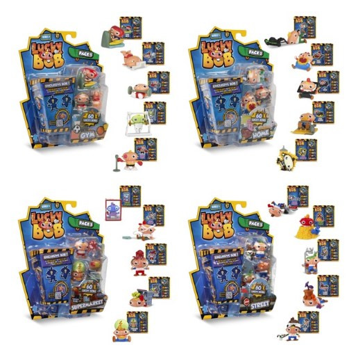 Lucky Bob Pack 5 Minifiguras Série 1 | Loja da Criança