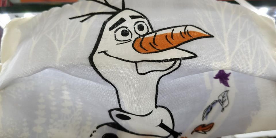 Mascara comunitária Frozen Olaf | Loja da Criança