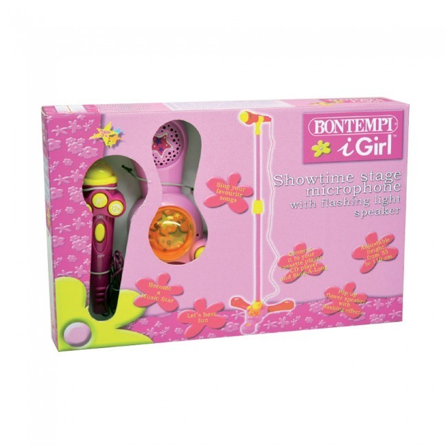 Microfone Infantil com Efeitos Som Girl 3+ | Loja da Criança