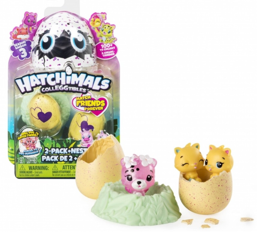 Mini Hatchimals Pack 2 + Ninho Série III | Loja da Criança