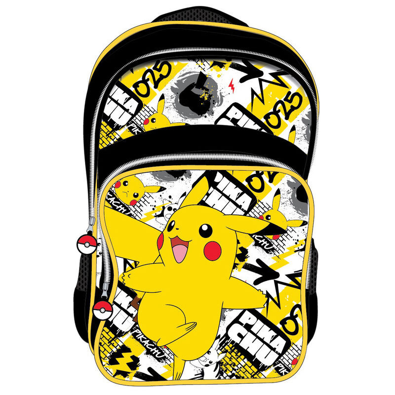 Mochila Escolar 42 cm adap trolley Pokémon Pikachu | Loja da Criança