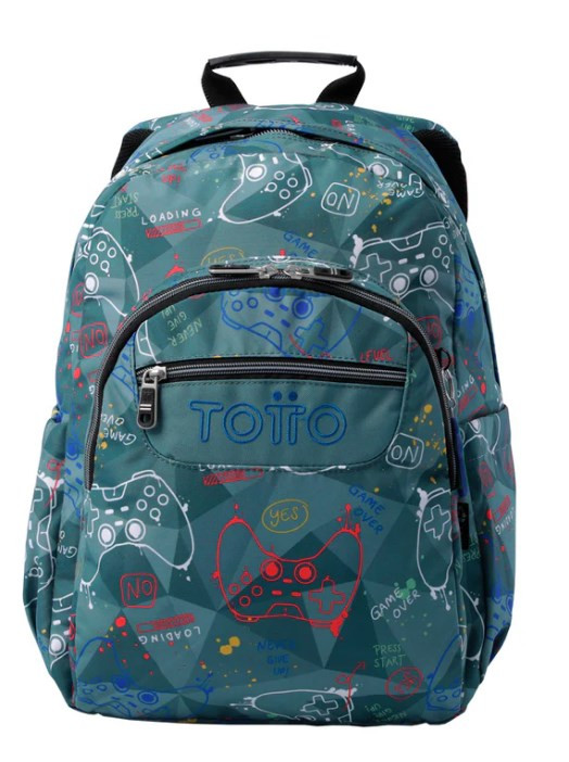 Mochila Escolar 44cm Totto Gaming | Loja da Criança