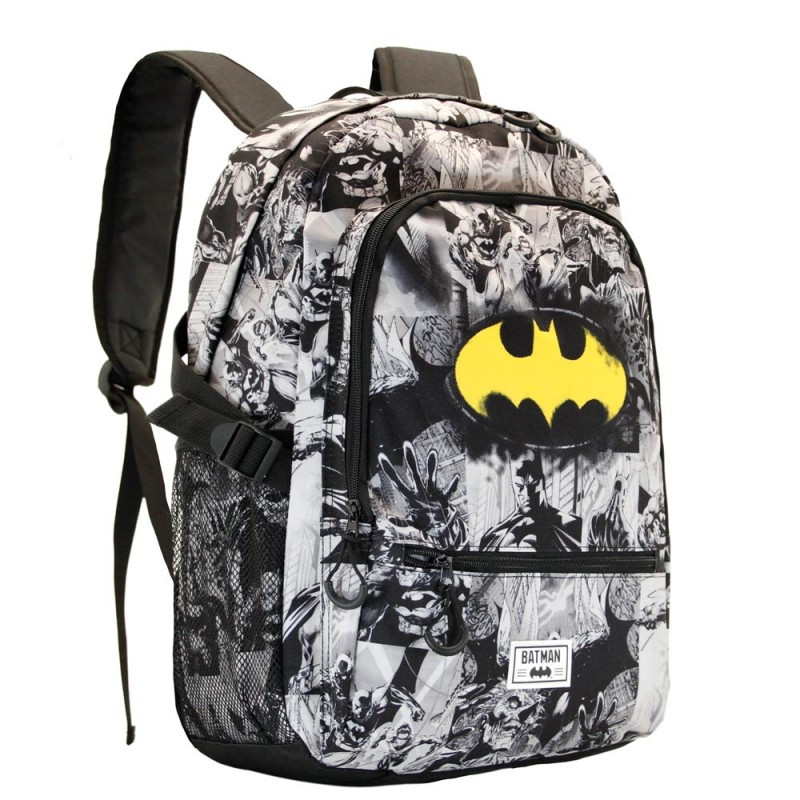 Mochila Escolar adap trolley 44cm Batman DC Comics | Loja da Criança