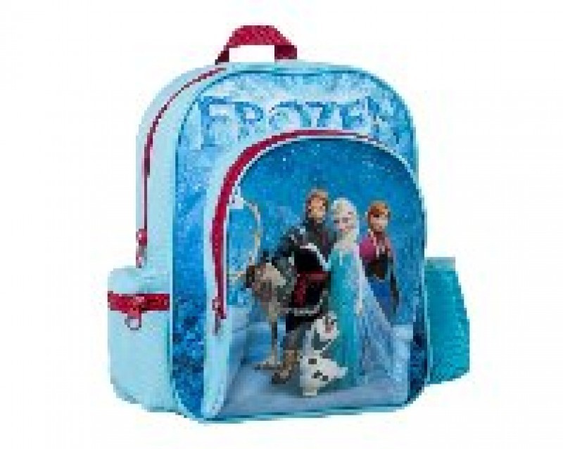 Mochila pre escolar c/ bolsos Frozen Blue | Loja da Criança Mochila pre escolar c/ bolsos Frozen Blue | Loja da Criança