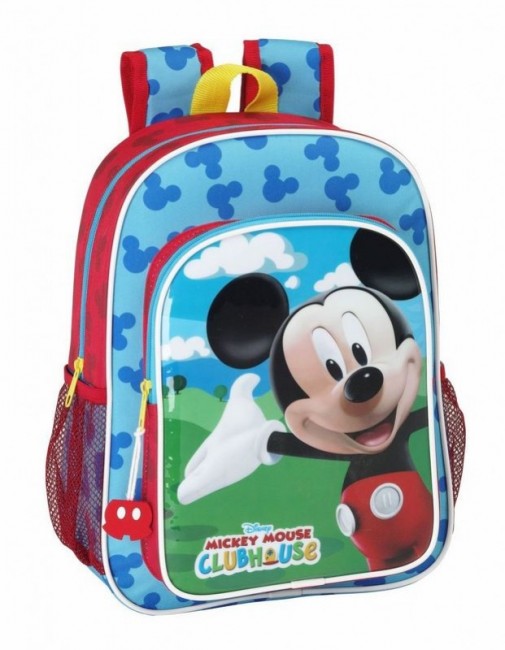 Mochila pre escolar Mickey Club House, adap trolley | Loja da Criança Mochila pre escolar Mickey Club House, adap trolley | Loja da Criança