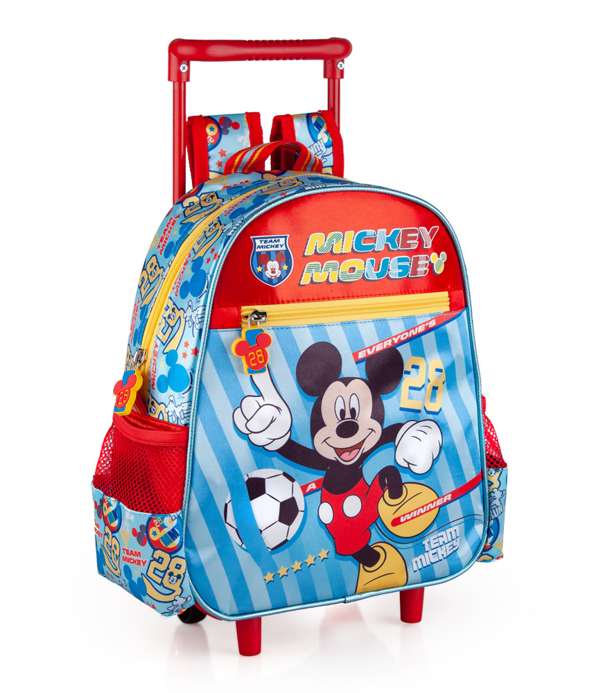Mochila Trolley Pré-Escolar Mickey Team Mickey 29cm | Loja da Criança Mochila Trolley Pré-Escolar Mickey Team Mickey 29cm | Loja da Criança