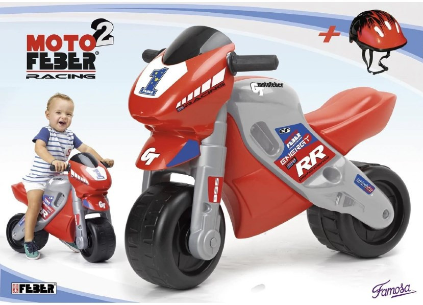 Moto Feber 2 Racing Vermelha | Loja da Criança