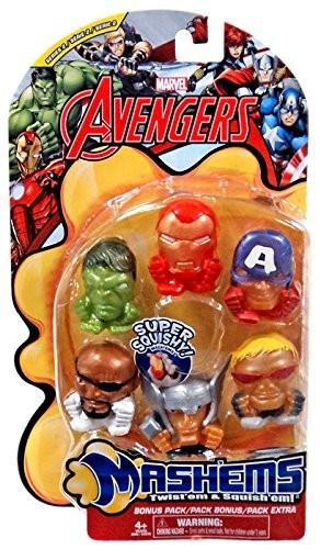 Pack 6 figuras MashEms Marvel Avengers | Loja da Criança