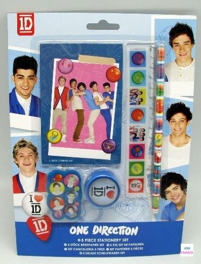 Pack escolar One Direction 5 peças | Loja da Criança