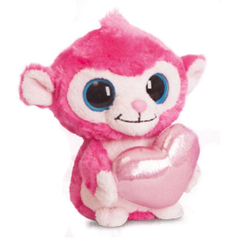 Peluche Luvee Monkey Hot Pink Yoohoo & Friends Macaco Coração | Loja da ...