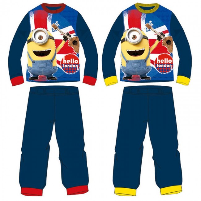 Pijama Polar Minions Hello London 10 Un | Loja da Criança