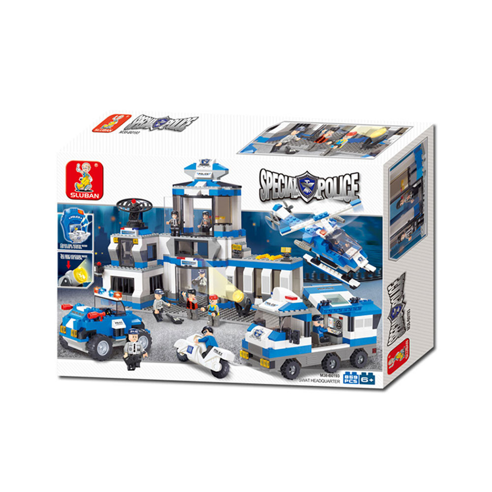 Police Quartel SWAT 859 pcs Sluban | Loja da Criança