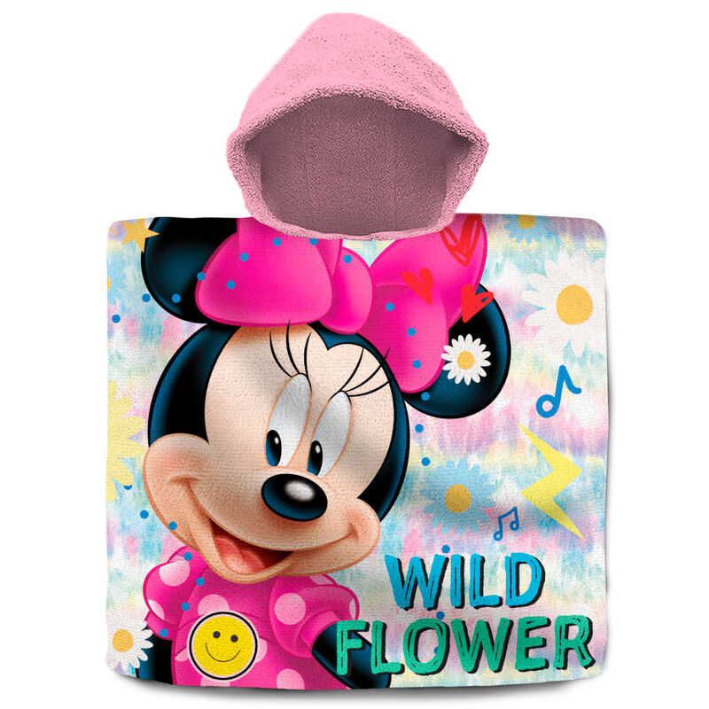 Poncho Praia Algodão Minnie Wild Flower | Loja da Criança