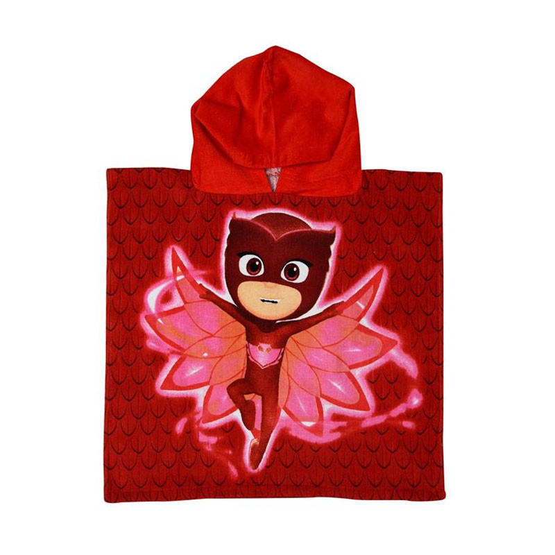 Poncho Praia Algodão PJ Masks Corujinha | Loja da Criança