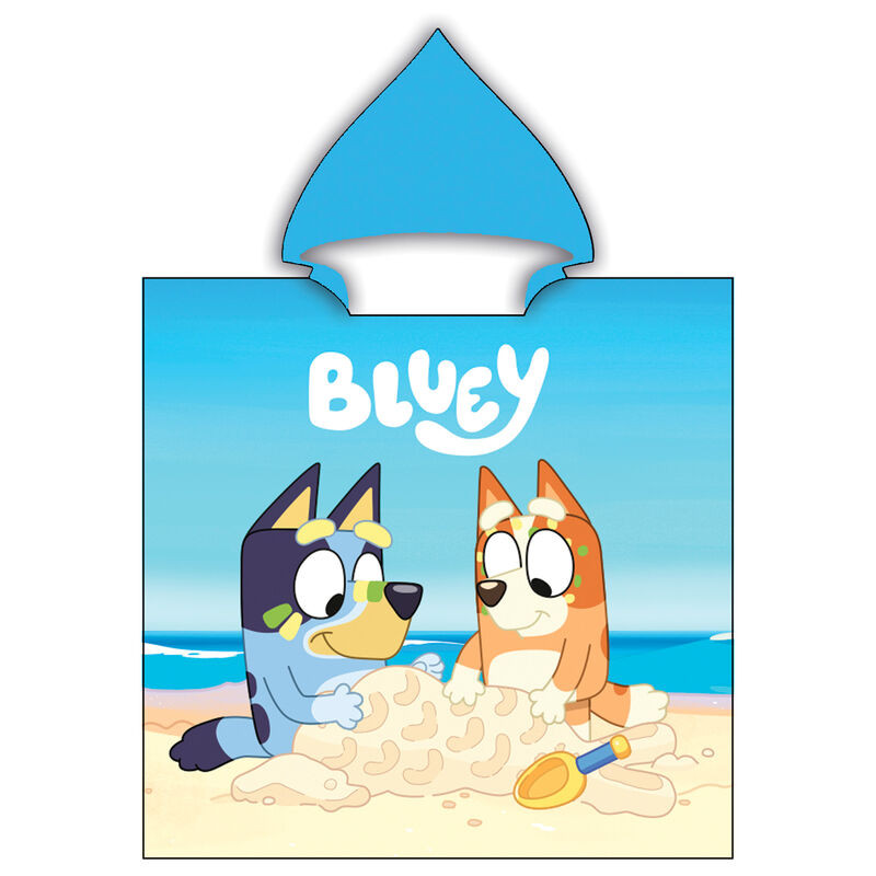 Poncho Praia Microfibra Bluey Sand | Loja da Criança