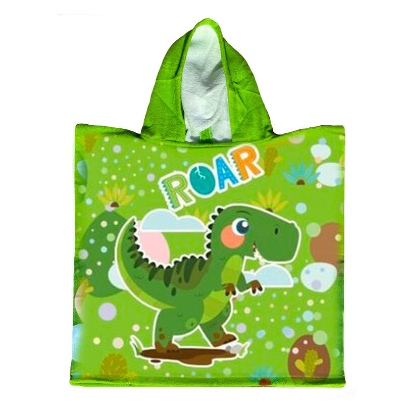 Poncho Praia Microfibra Dino Roar | Loja da Criança
