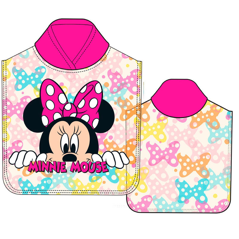 Poncho Praia Microfibra Disney Minnie | Loja da Criança