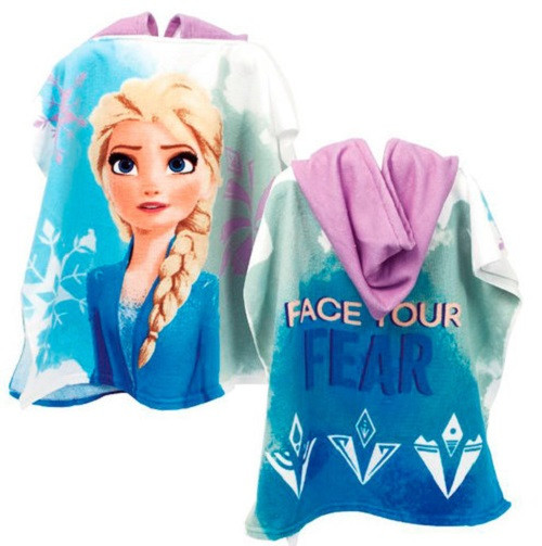 Poncho Praia Microfibra Elsa Frozen 2 Disney | Loja da Criança