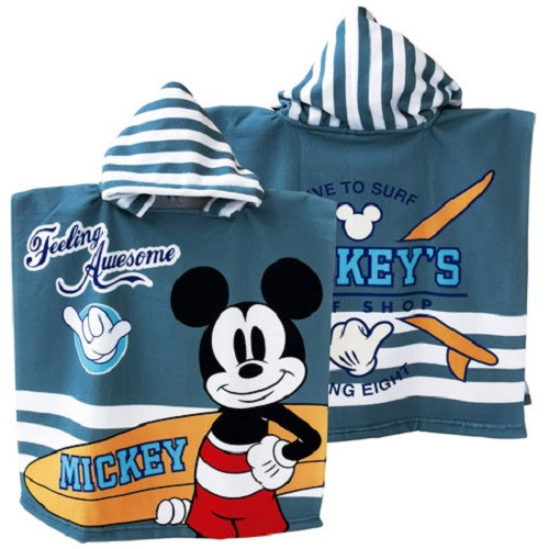 Poncho Praia Microfibra Mickey Prancha | Loja da Criança