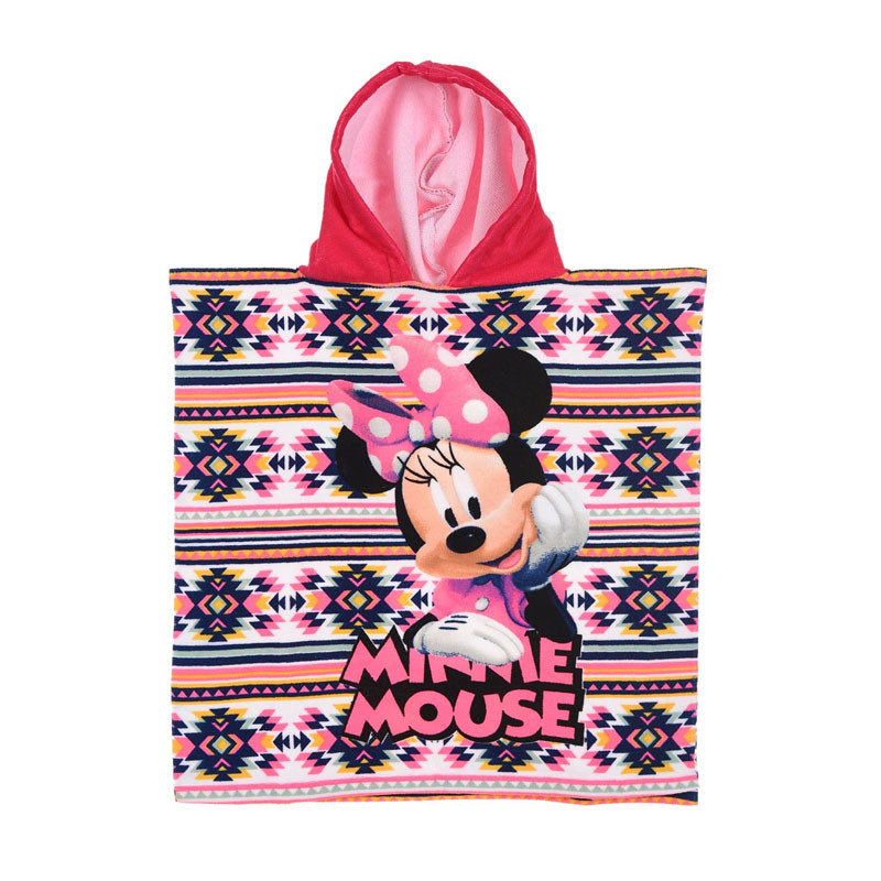 Poncho Praia Microfibra Minnie Ethnical | Loja da Criança