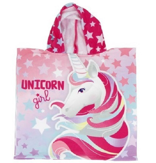 Poncho Praia Microfibra Unicorn Girl | Loja da Criança