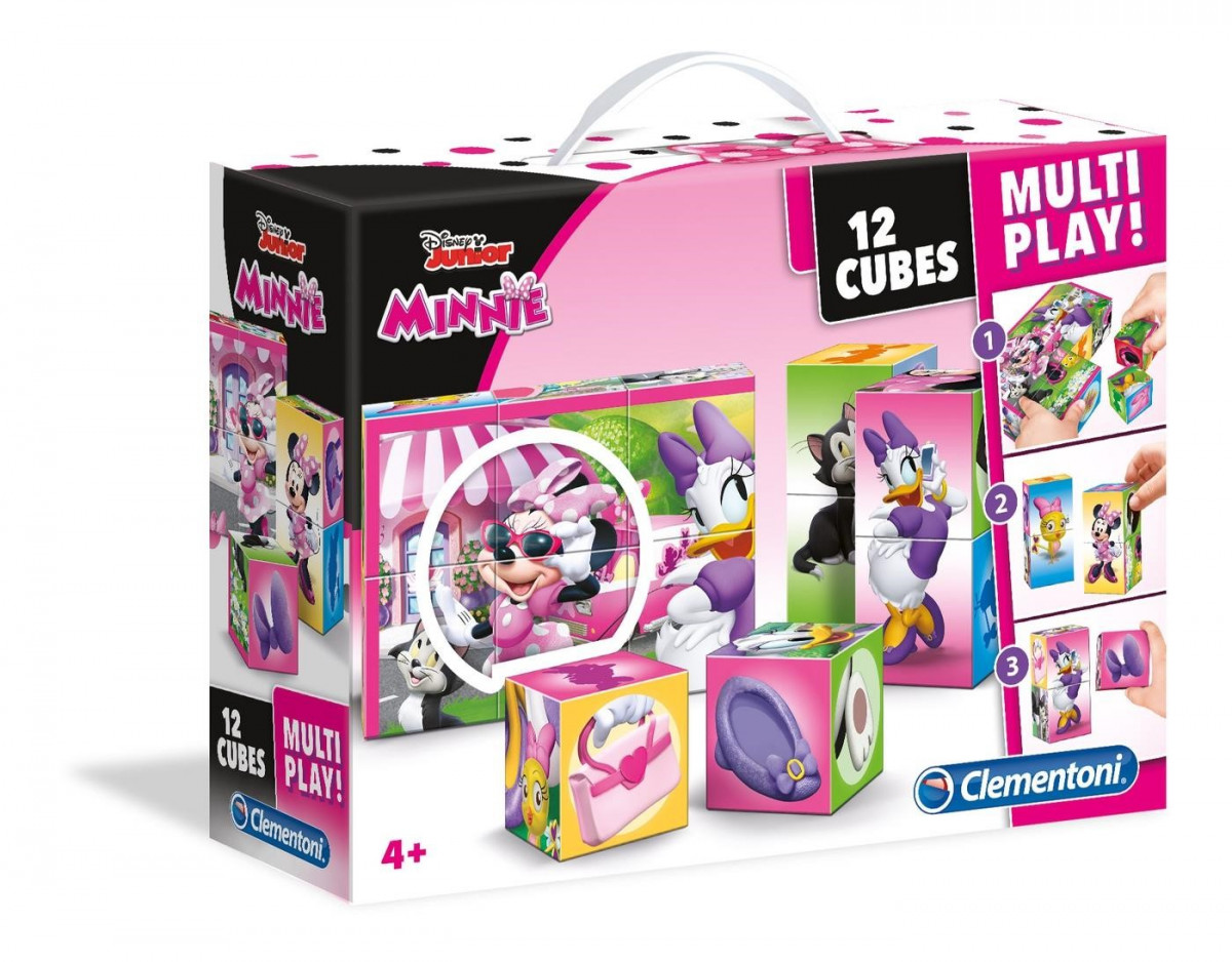 Puzzle 12 Cubos Minnie | Loja da Criança