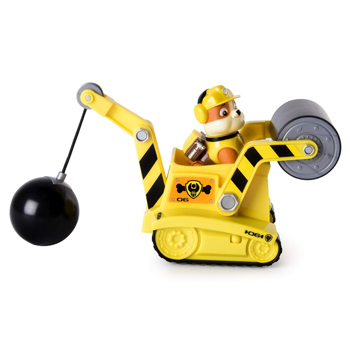 Rubble Steam Roller Veículo Básico + Figura Patrulha Pata | Loja da Criança